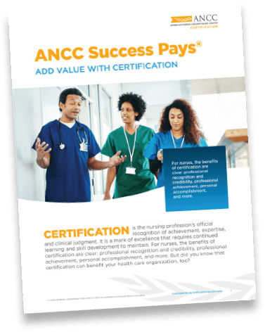 ANCC Success Pays - The Value of a Certified Team
